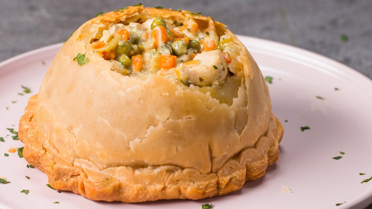 Chicken Pot Pie Domes - YouTube