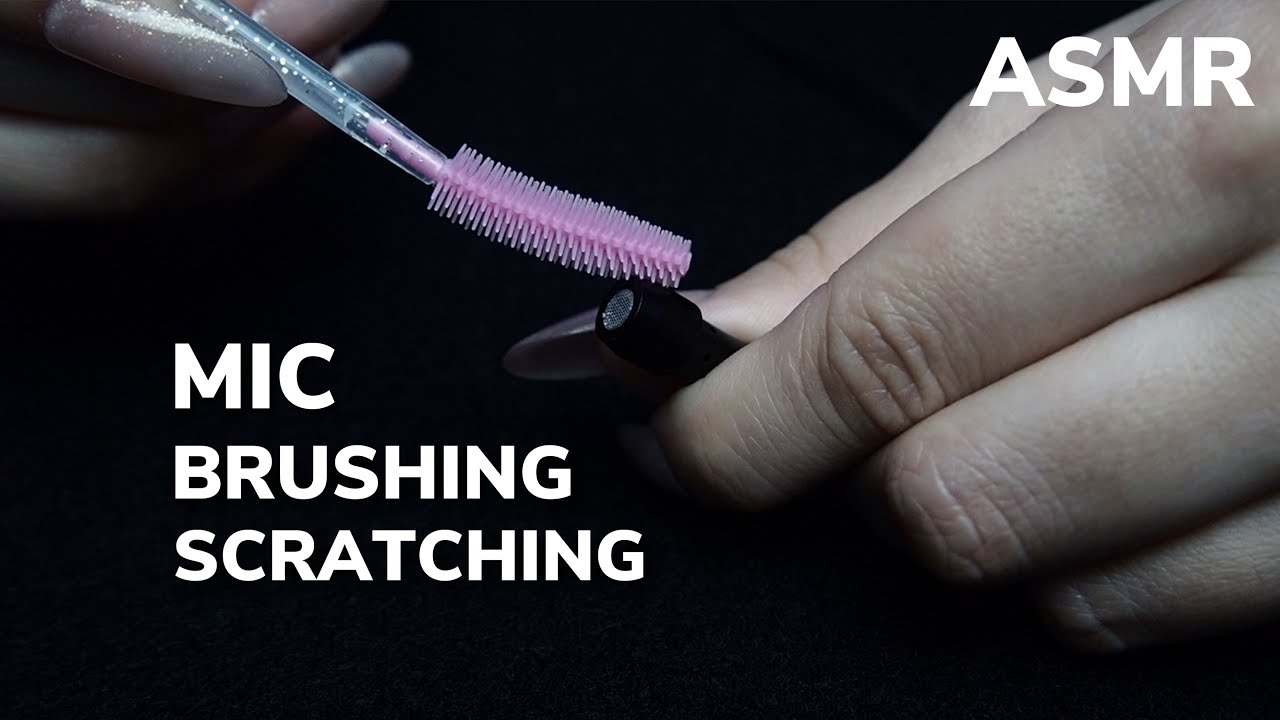 Lavalier mic brushing, scratching and rubbing ASMR (No Talking) - YouTube