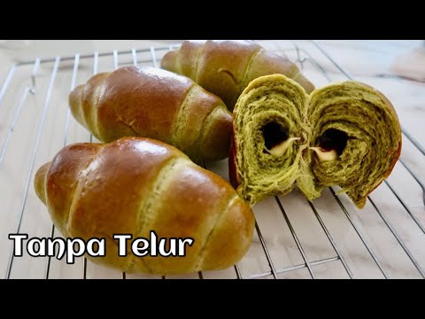 Roti Matcha Tanpa Telur - YouTube