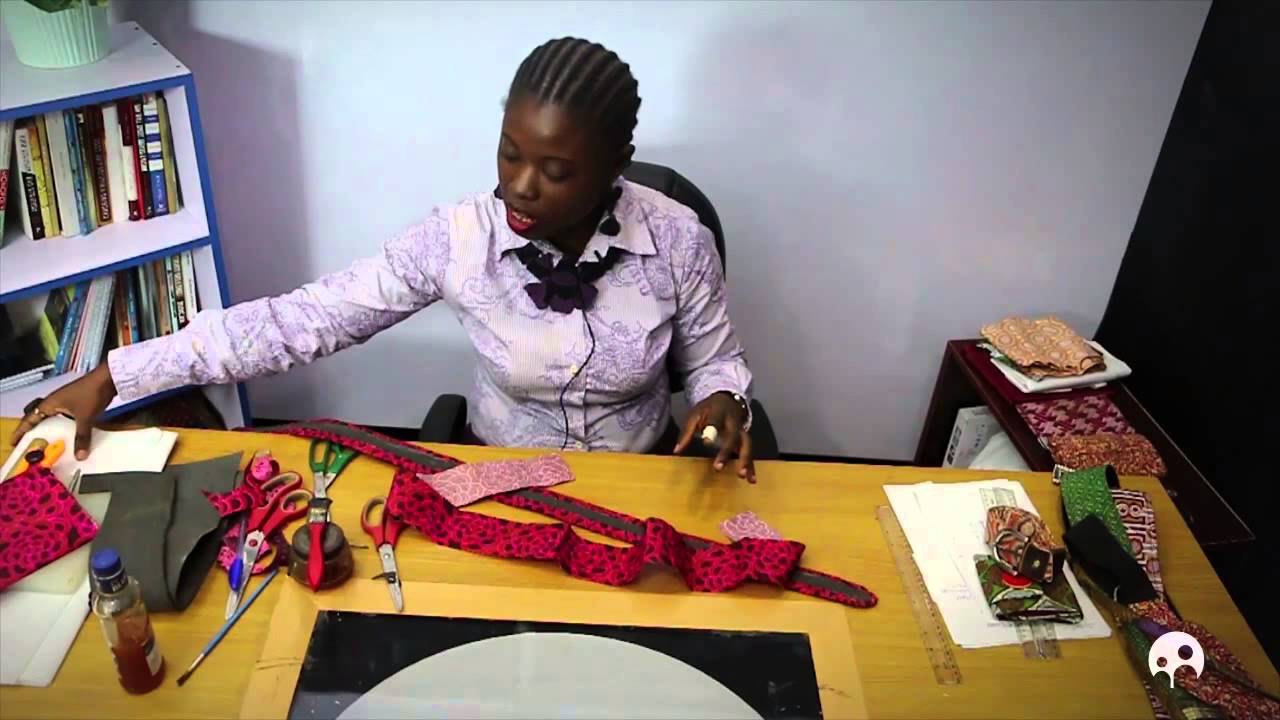 Ankara Crafts - How to Make Belts and Wallets from Ankara Fabric - YouTube