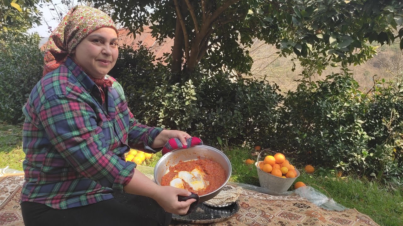 Authentic Iranian Village Cooking: Mirza Ghasemi (Traditional Gilani ...