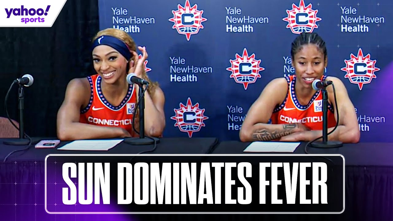 🗣️ Connecticut SUN's post-game presser after SILENCING Indiana FEVER ...
