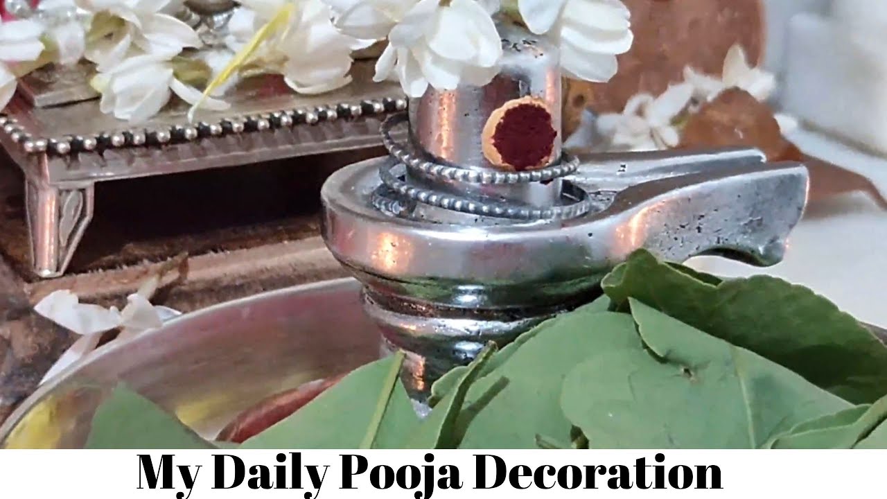Daily Pooja Decoration at our Home - YouTube
