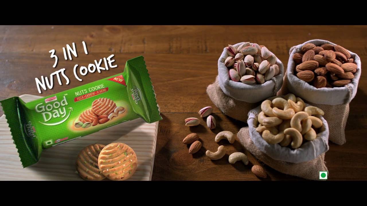 New Britannia Good Day Nuts Cookie - TVC - YouTube