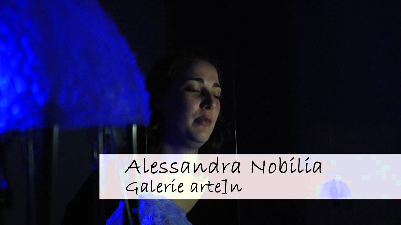 Thomas Neger in der Galerie arte]n in Mainz - YouTube