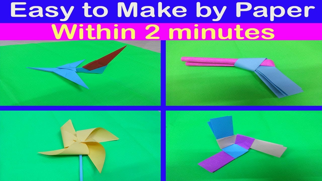 How To Make Simple Paper Craft For Kids YouTube how-to-make-simple-paper-craft-for-kids-youtube