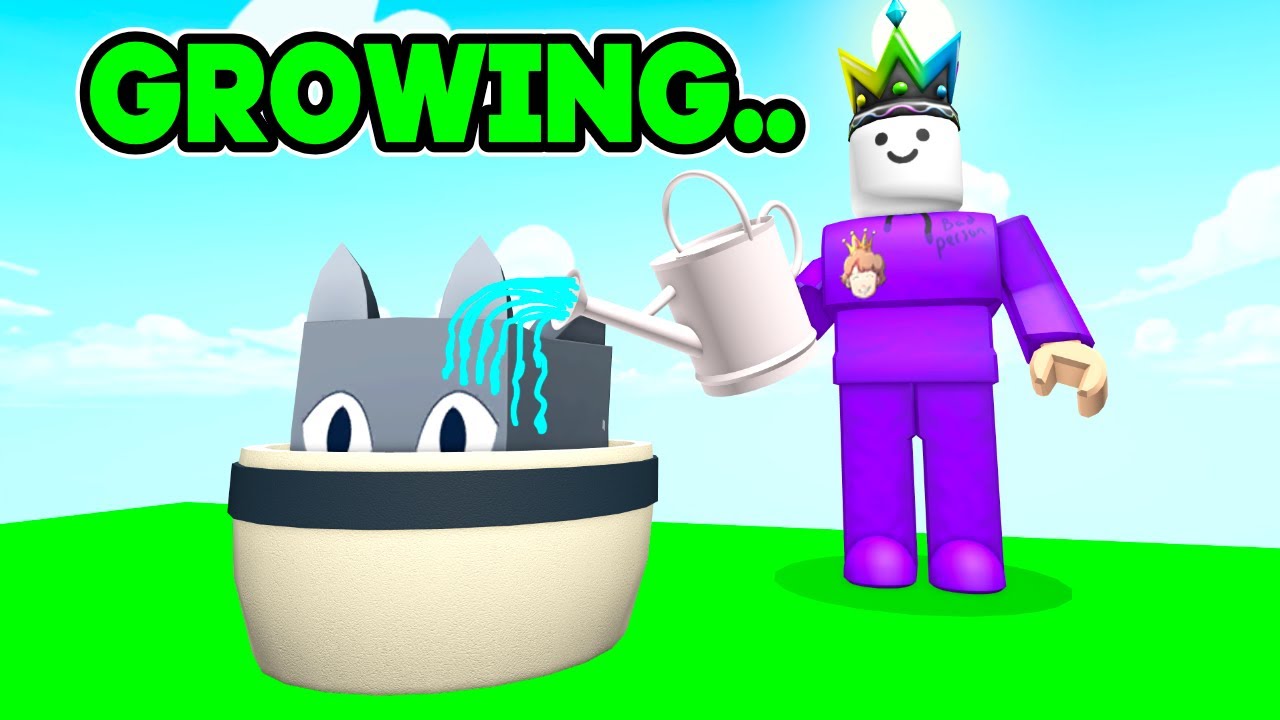 I Grow Plants To Help Me Get HUGE Pets On Roblox - YouTube
