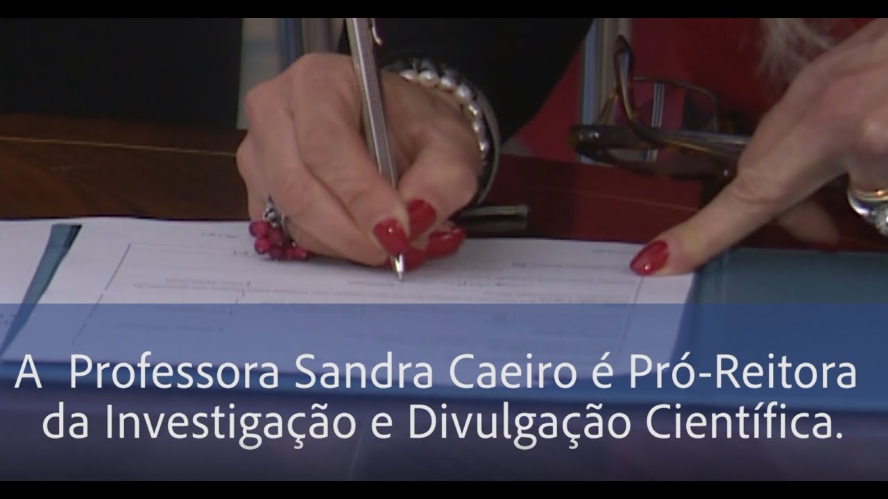 Tomada de Posse da Pró-Reitora Sandra Caeiro - YouTube