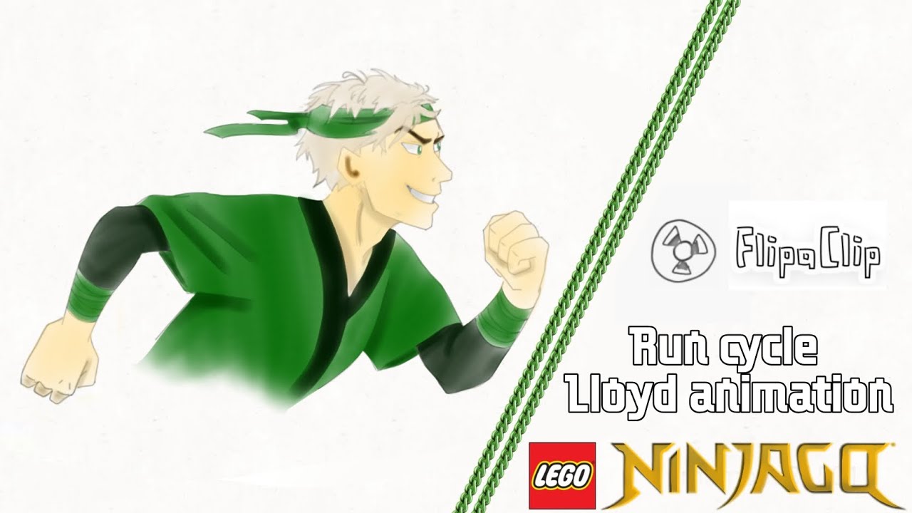 Ninjago Lloyd | running Animation | fanart - YouTube