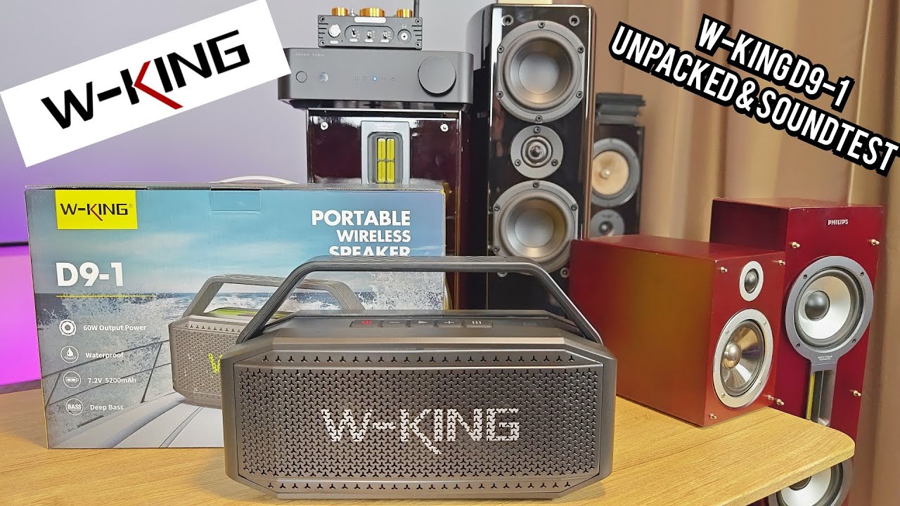 W-king D9-1 Unpacked & Soundtest "A DEBUT THAT ROCKS?" - YouTube
