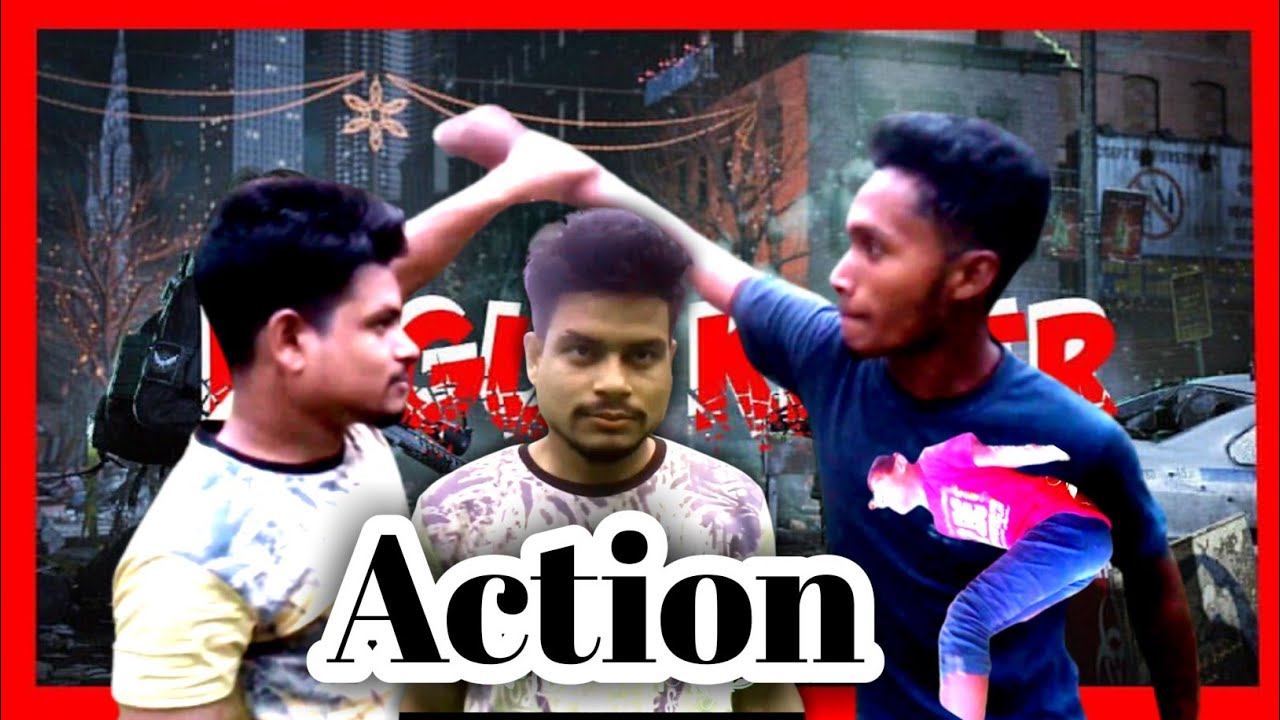 How to shoot and edit fight scene on mobile || kinemaster Cinematic ...