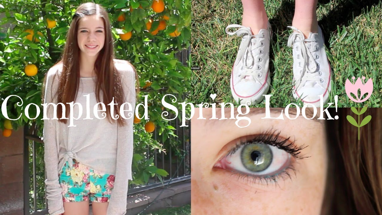 My Completed Spring Look! - YouTube