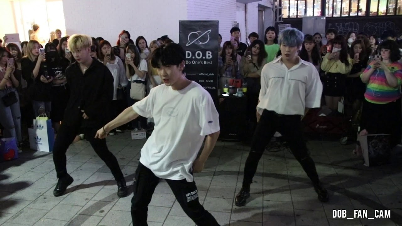 [DOB_디오비] 190819 홍대공연 2차 / BTS - 작은것들을 위한 시 boy with luv - YouTube