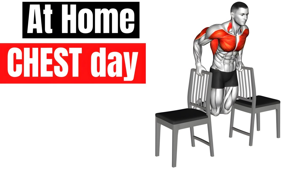 Chest Day at Home - No Equipments #chestworkout - YouTube
