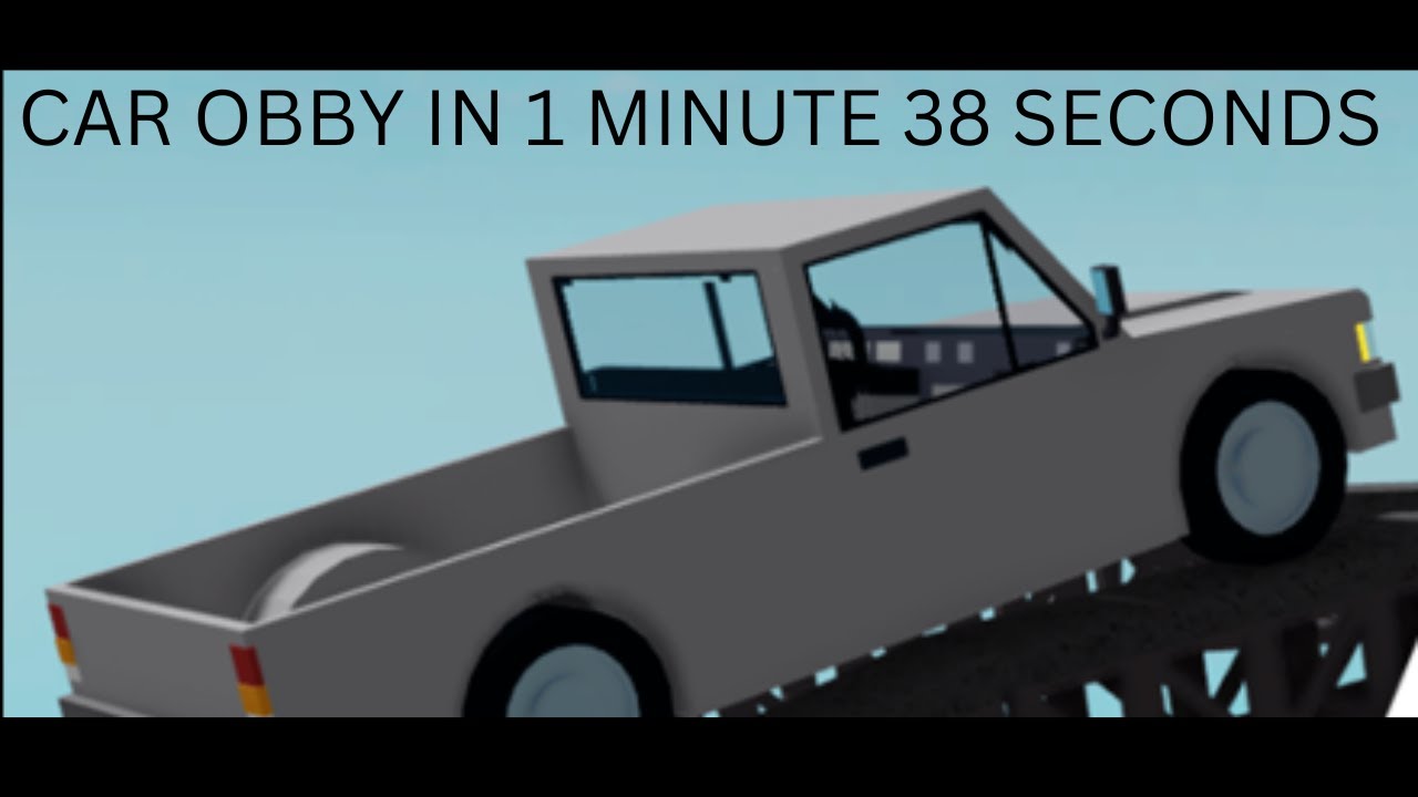 ROBLOX CAR OBBY - YouTube