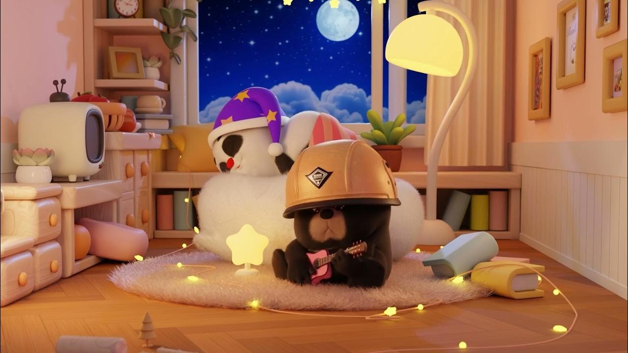 🐻 Dundun's Lullaby for 🐼 Bamboo… Powered by a Secret 😂 #cute #animation ...