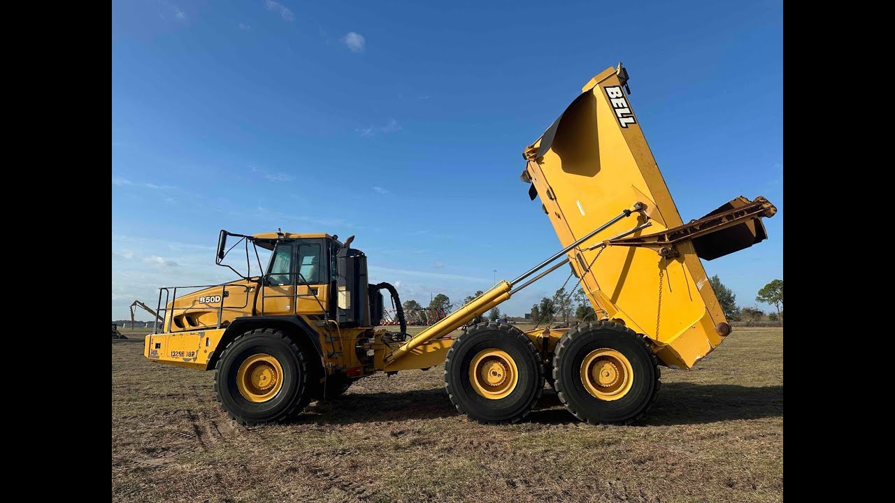 BELL B50D ARTICULATED HAUL TRUCK SN:B93A350DC07505412 - YouTube