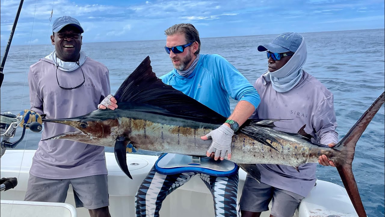 Fly fishing off Kenya coast. East Africa. Sailfish. - YouTube