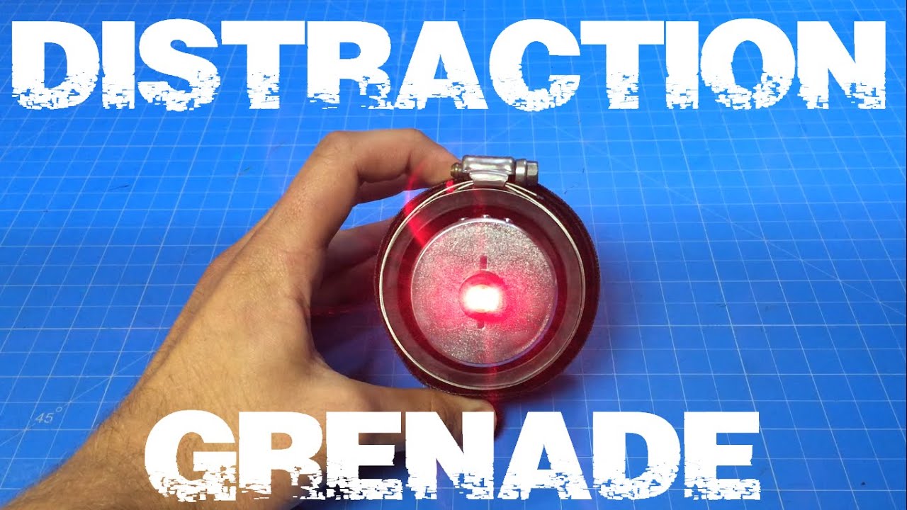 Homemade Distraction Grenade "Monkey Bomb" / "Distraction Drone" - YouTube