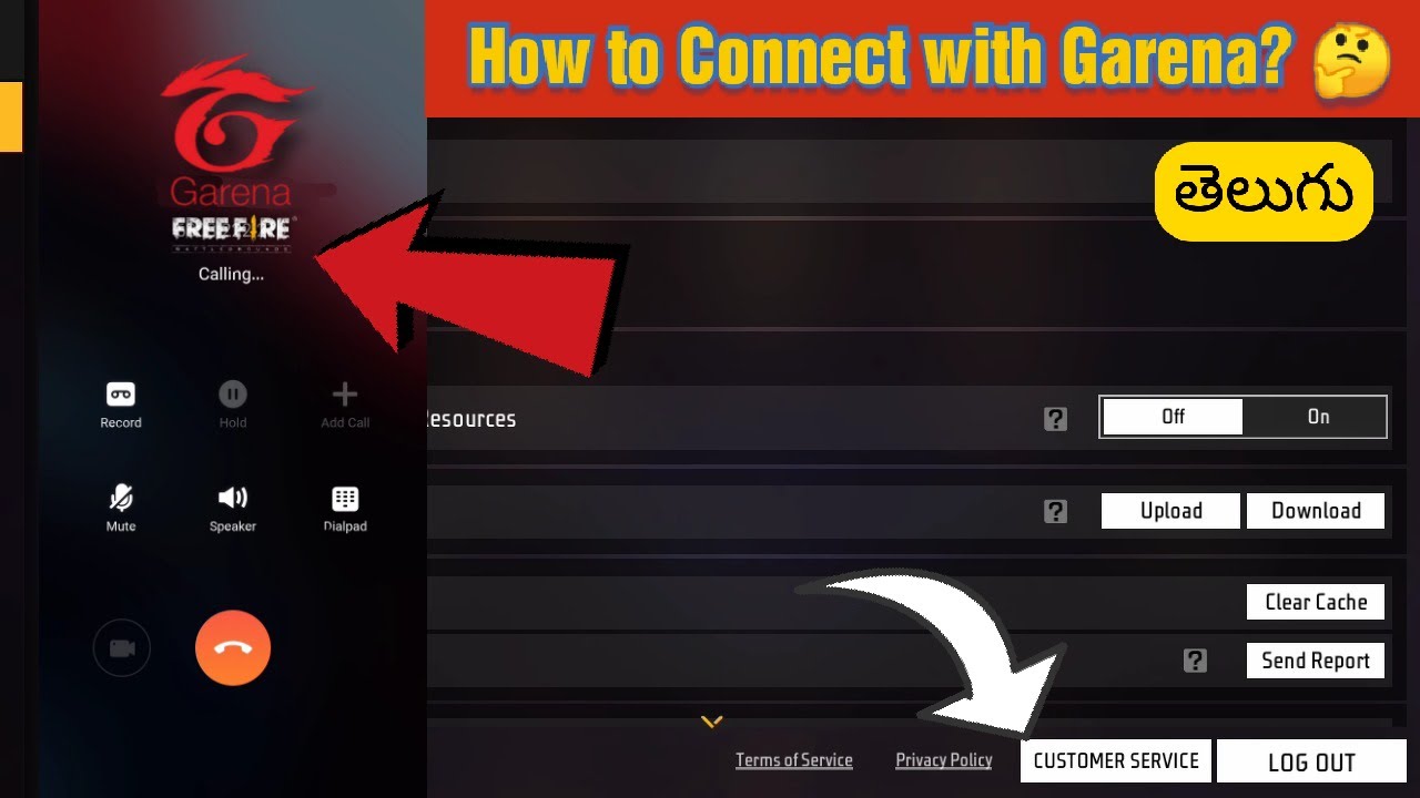 How to Connect with Garena Free Fire Max in Telugu | Garena Customer ...