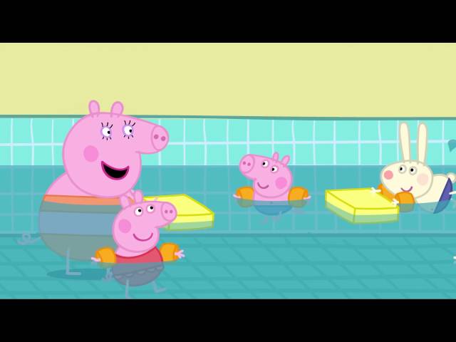 Peppa Pig - Peppa & George Go Swimmi…: English ESL video lessons