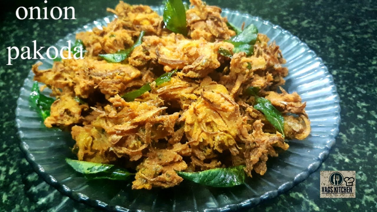 Onion pakoda recipe | evening snack for teatime | Crispy Onion pakoda ...