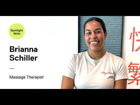 Spotlight With: Brianna Schiller, Massage Therapist - YouTube