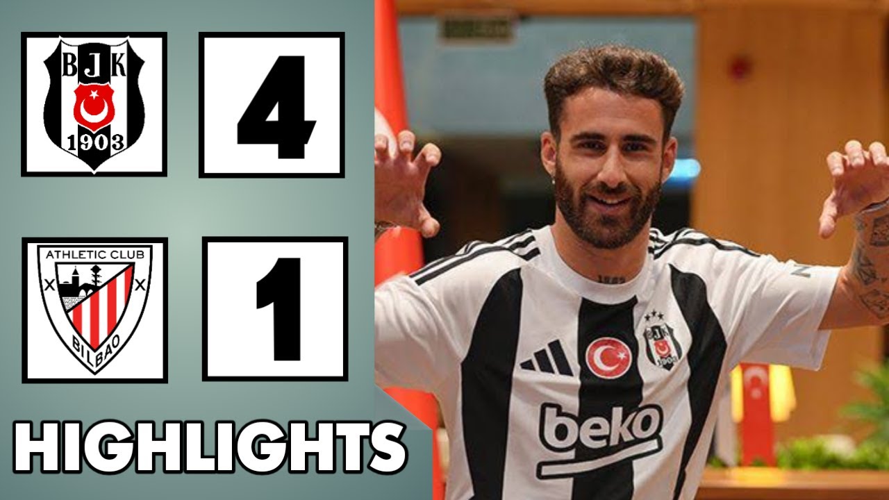 Besiktas 4-1 Athletic Bilbao | Europa League Live Score & Highlights | League Stage (eFootball ...