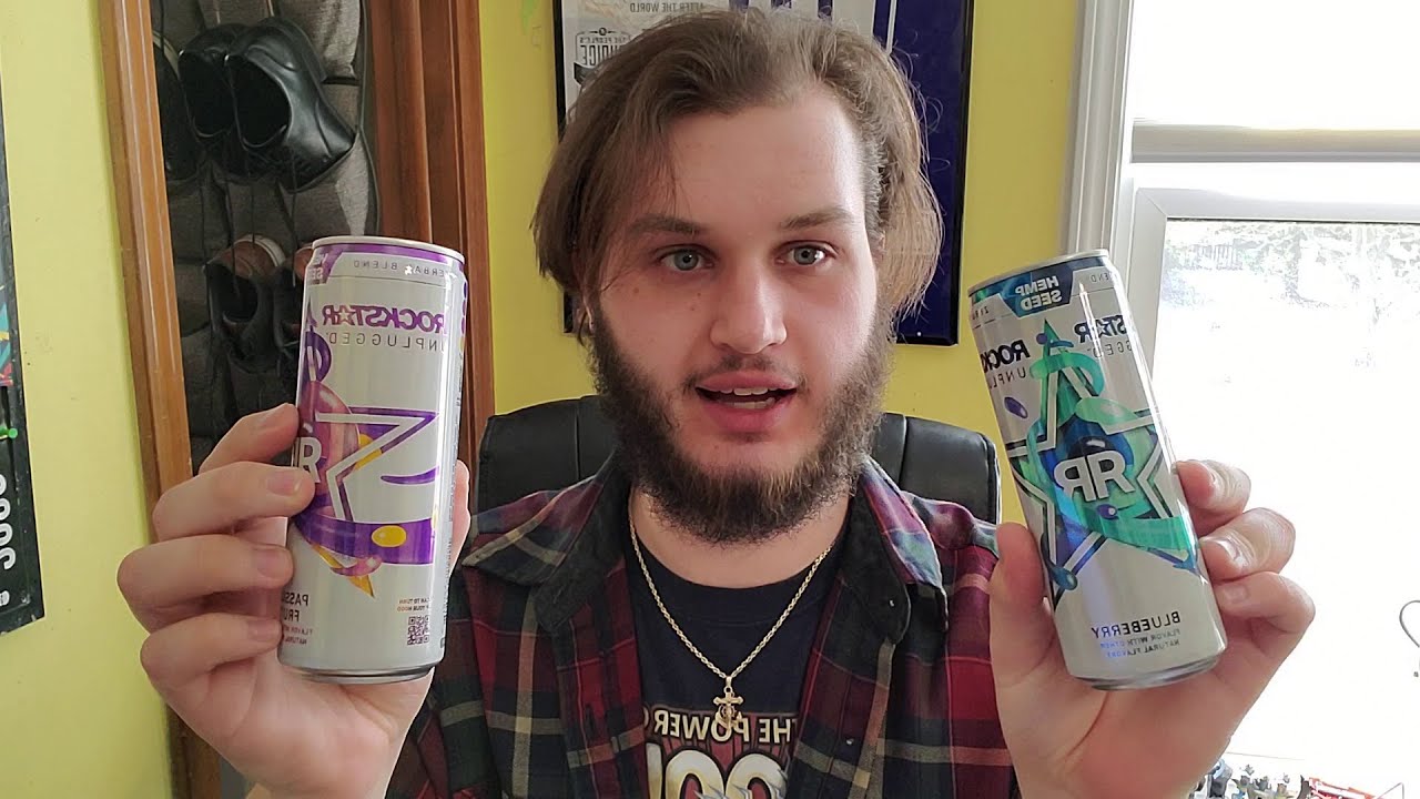 Rockstar Unplugged: Blueberry & Passion Fruit Energy Drink Review - YouTube