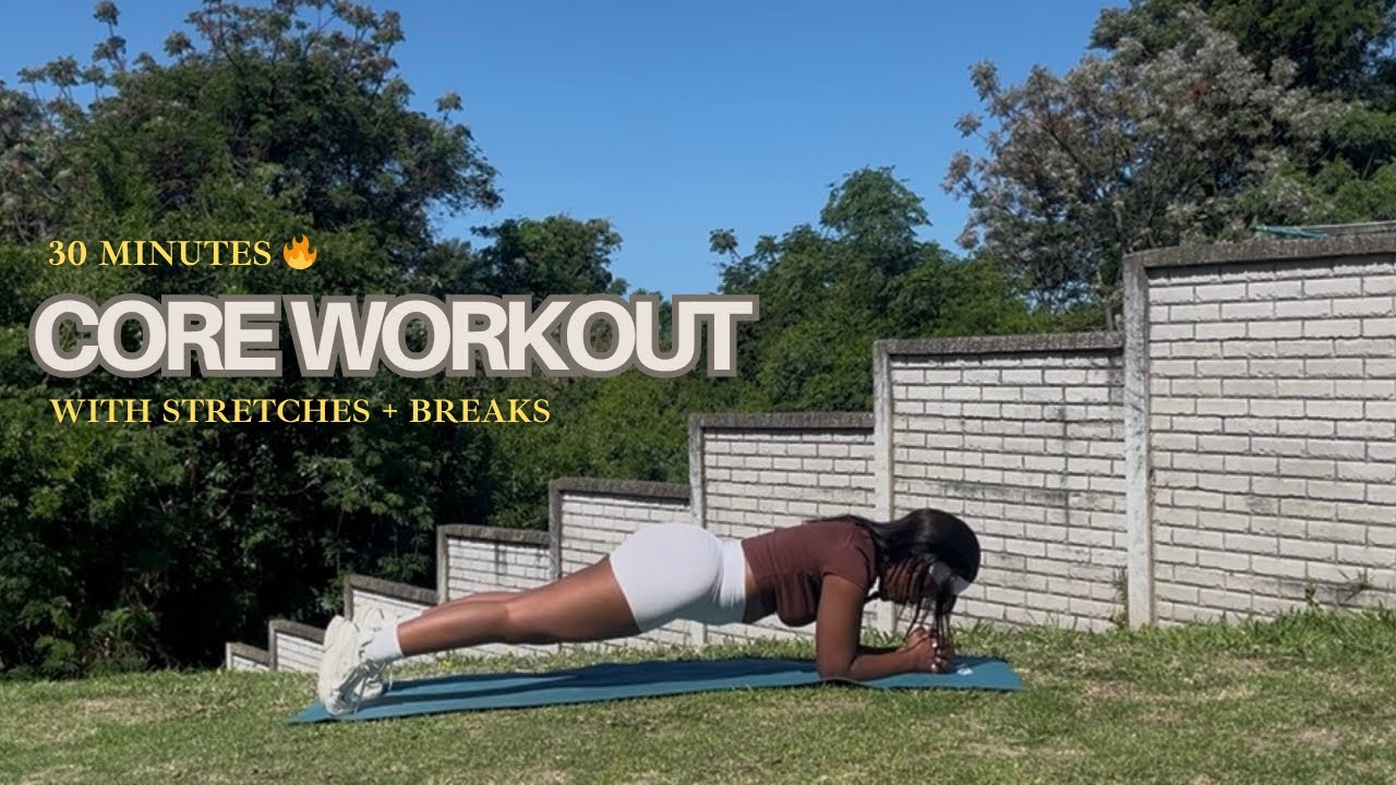 30 Min Core & Abs Burn 🔥 | Follow Along Workout with Water Breaks ...