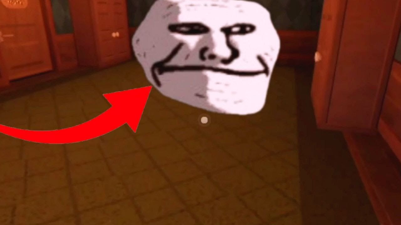 I saw a strange monster Trollfece Roblox Doors. #roblox #doors # ...