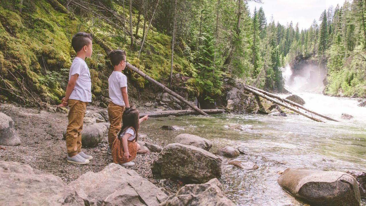 Lower Bugaboo Falls - YouTube