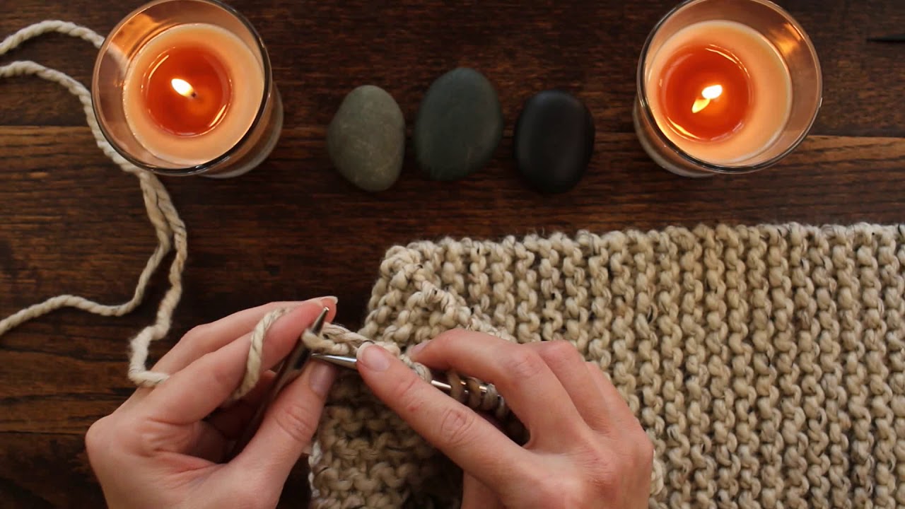 Meditation Knitting Video Series : Day 7 : Find Your Rhythm - YouTube