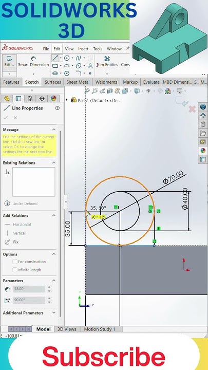 How to Make Parts in SOLIDWORKS (Part Modeling Tutorial) - YouTube
