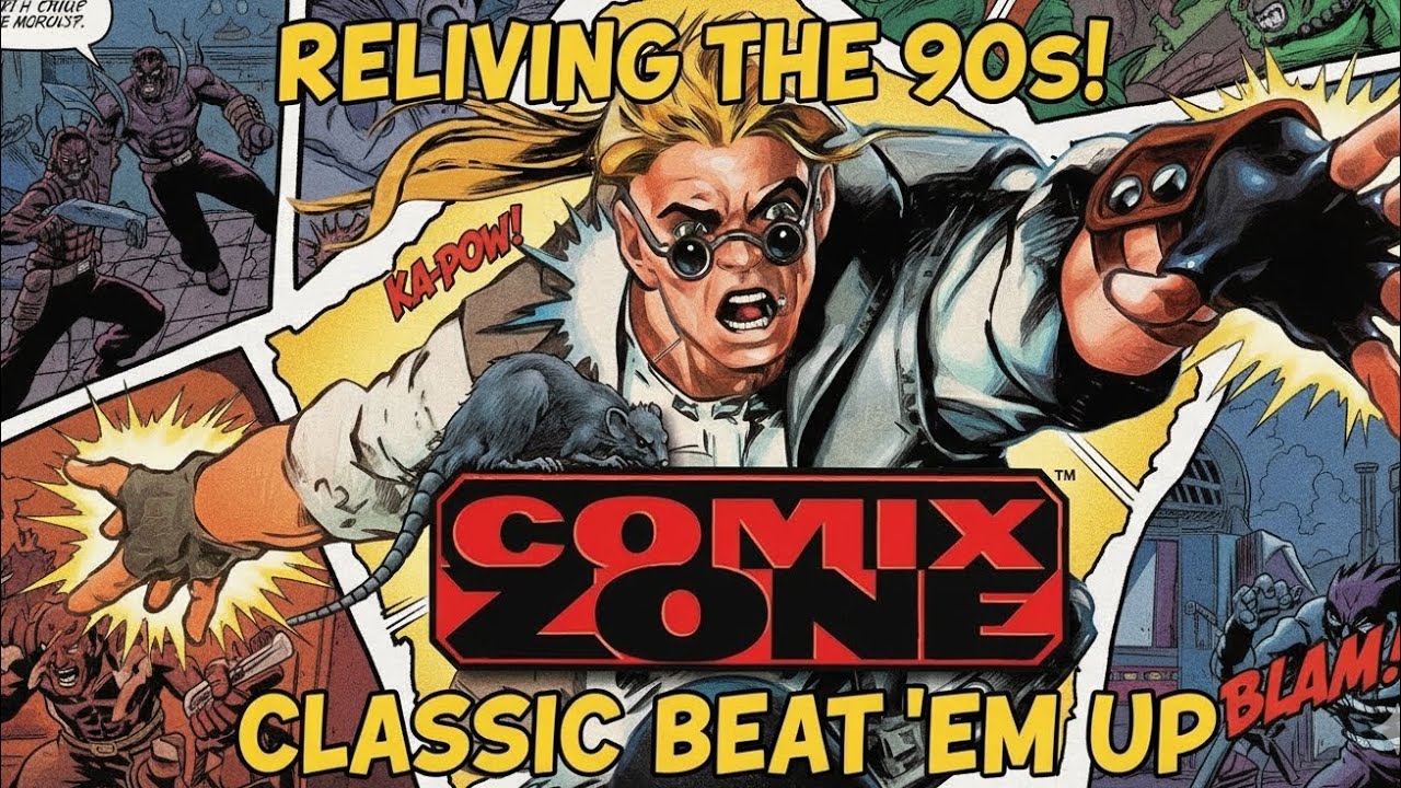 Comix Zone 1995 Classic Beat'em up - YouTube