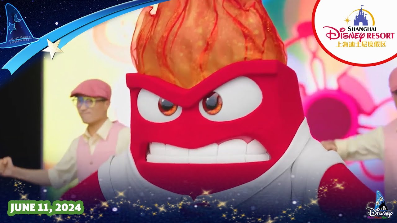Anger (From Disney and Pixar's "Inside Out") Debuted At Shanghai Disney ...