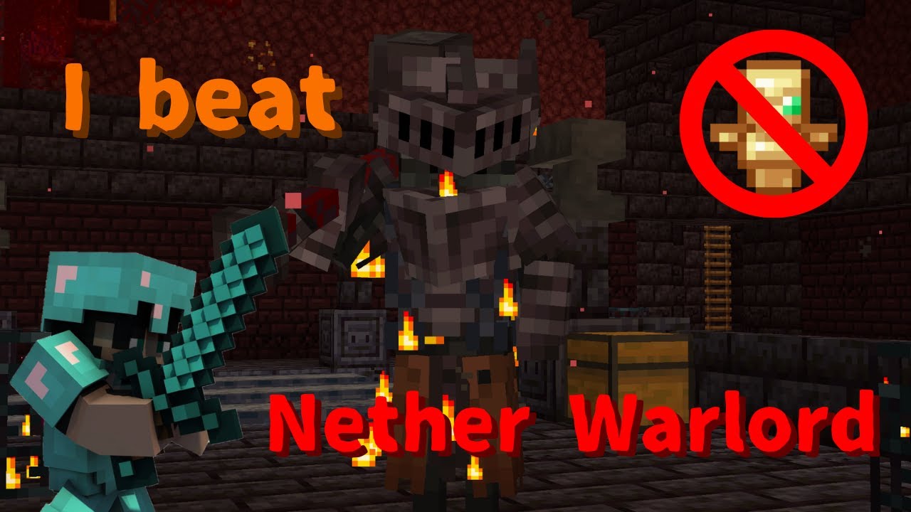 Finally I beat the NETHER WARLORD (Minecraft 1.19.2 Mod) - YouTube