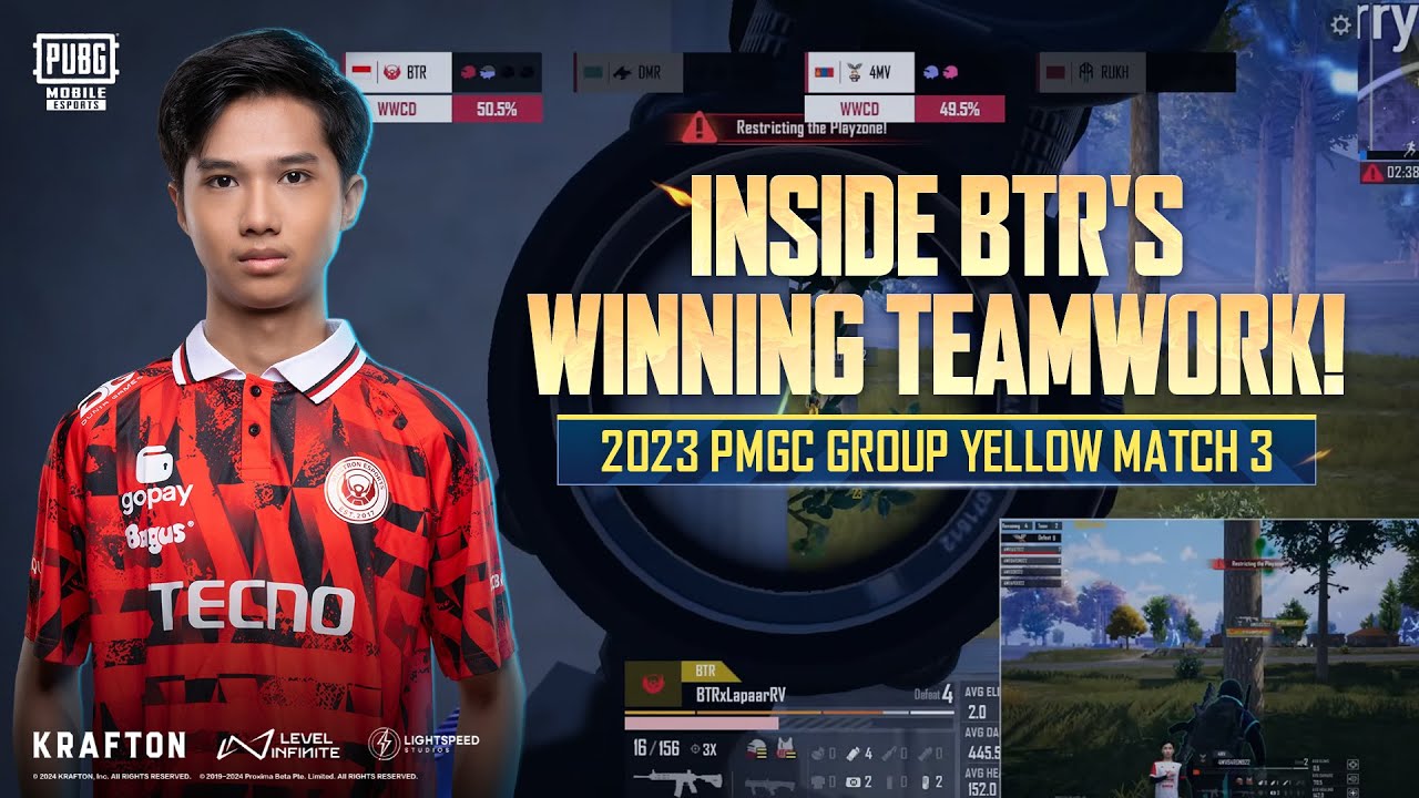 [Pro Playbook] Inside BTR's Winning Teamwork! | PUBG MOBILE ESPORTS ...