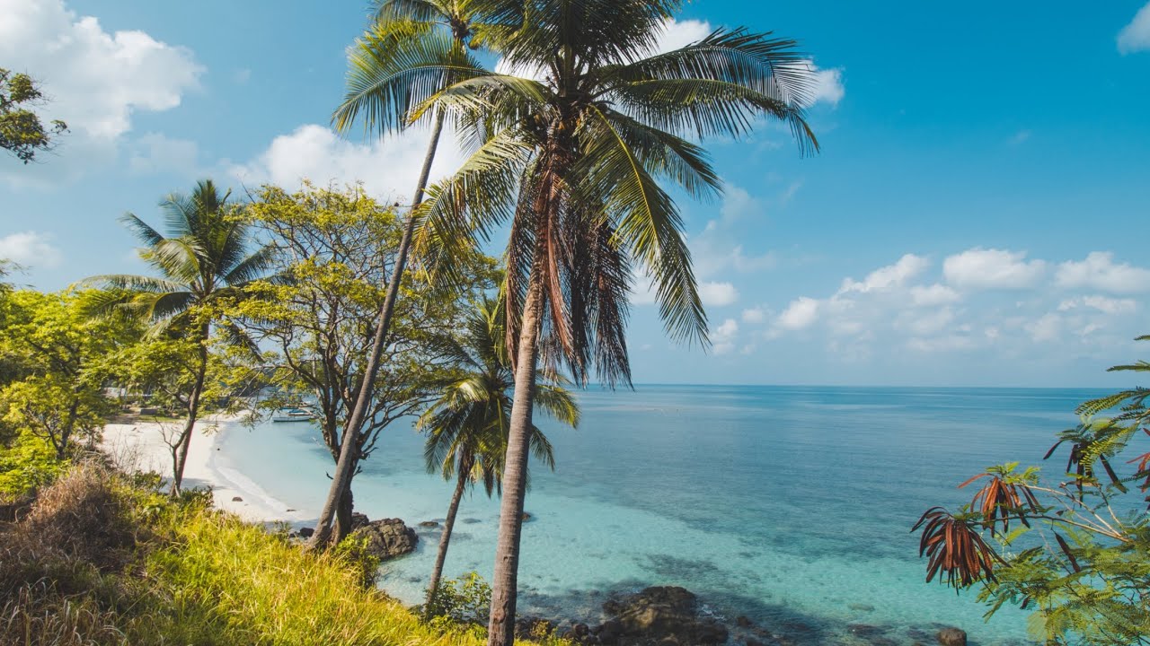 Pesona Pantai Teluk Tamiang, Pantai Indah Kecamatan Pulau Laut Tanjung ...