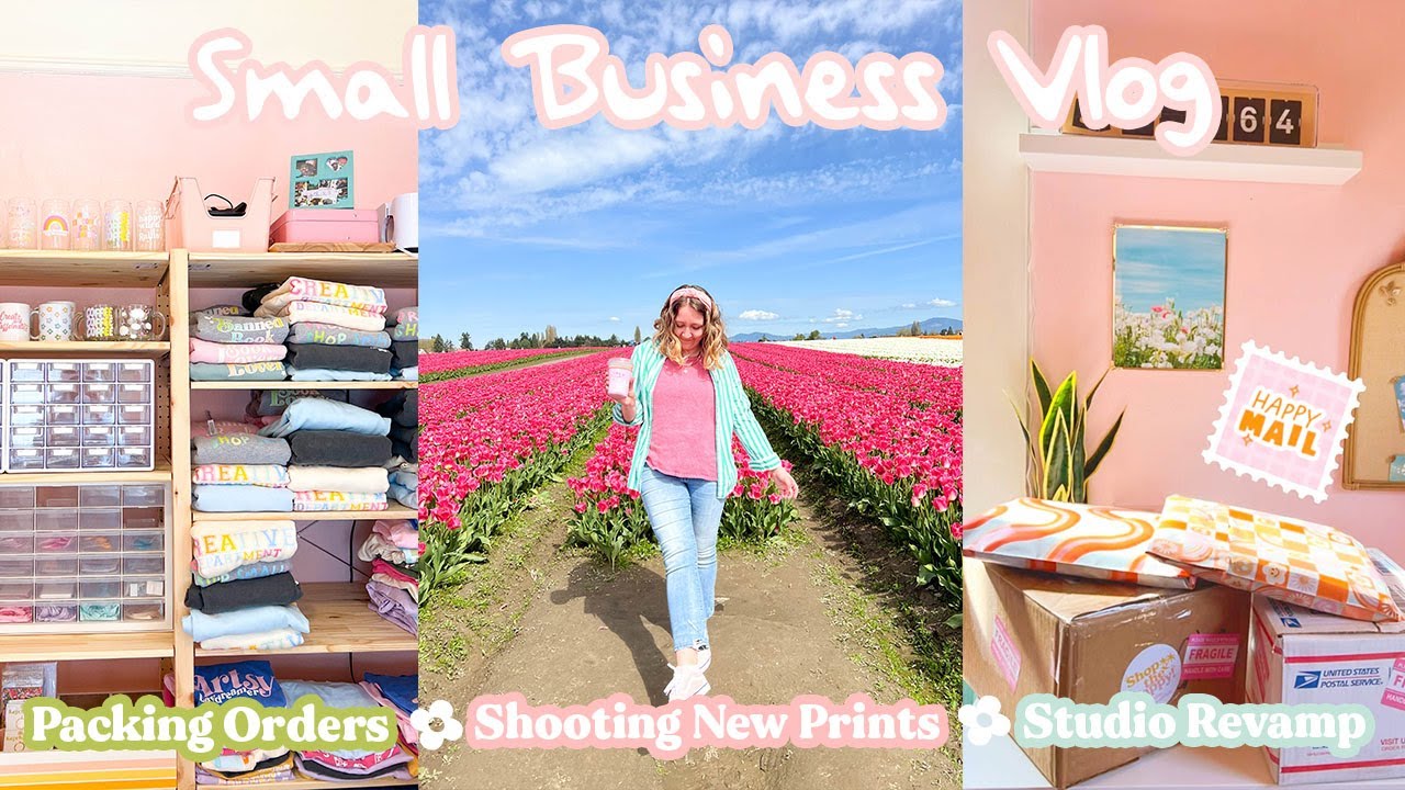 Packing Orders + Shooting New Prints + Studio Revamp | Studio Vlog 011 ...