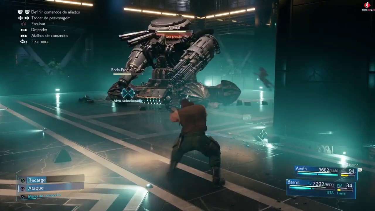 FF7 Remake |#57 Boss Arsenal /legendado PT-BR. - YouTube