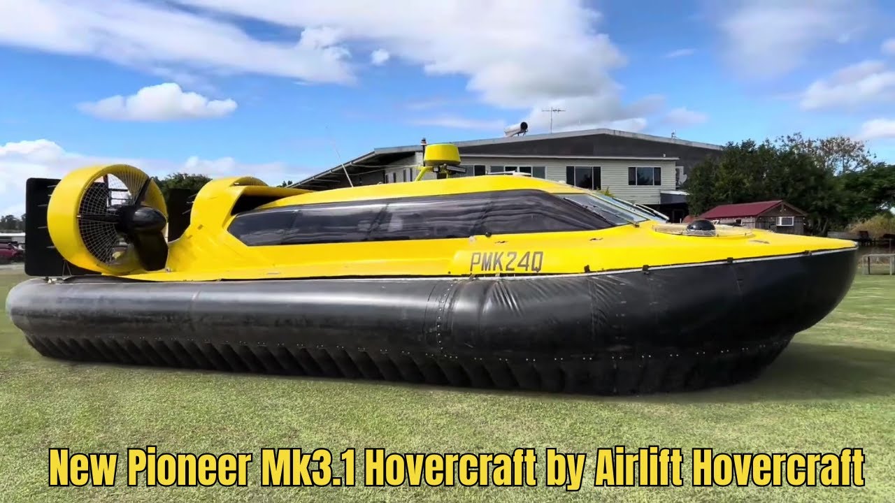 Engine 2 x 195kW Diesel.| Cockpit 5.70 metres | New Pioneer Mk3.1 Hovercraft by Airlift ...