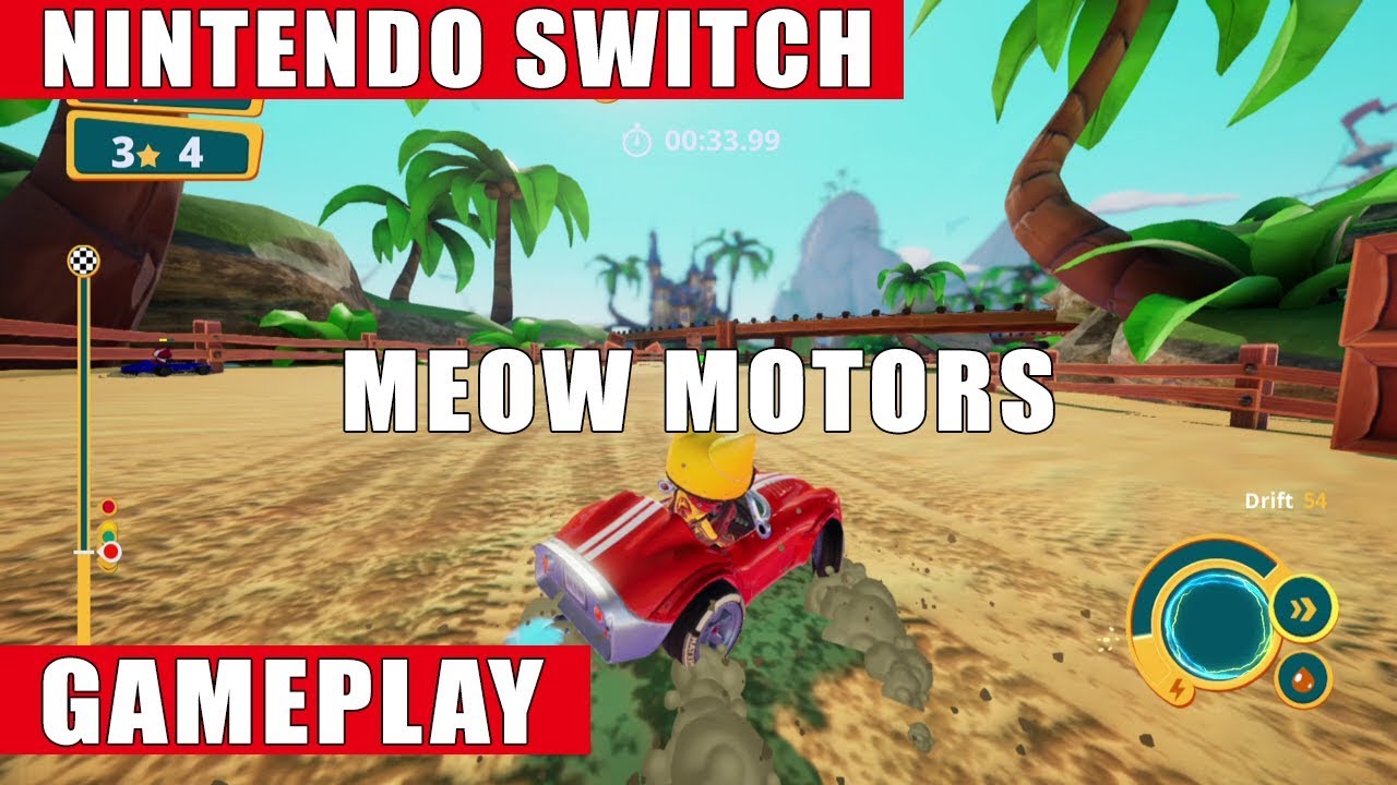 Meow Motors Nintendo Switch Gameplay - YouTube
