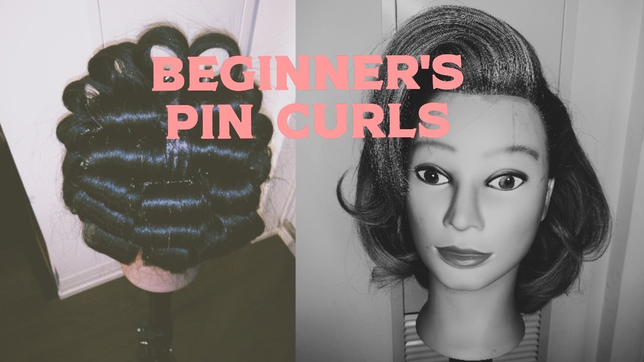 HOW TO: Beginner's Guide to Pin Curls with a Curling Iron - YouTube