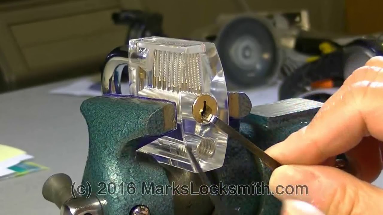 How to Pick a Lock with a Paper Clip - YouTube