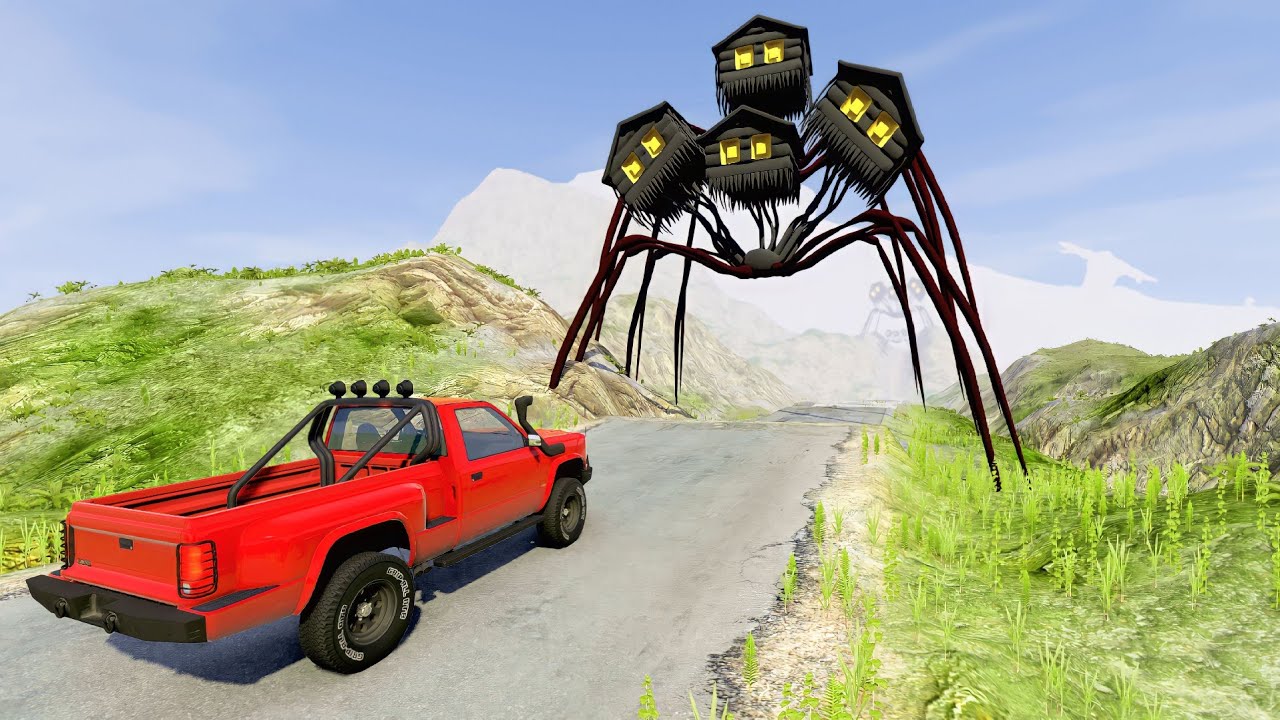 Cars Endurance Test With HOUSE HEAD & BUS EATER & PIRATE SKELETON ...