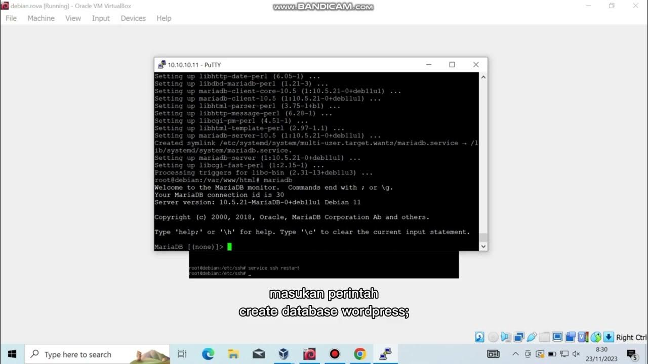 Configurasi CMS, wordpress di debian 11 - YouTube