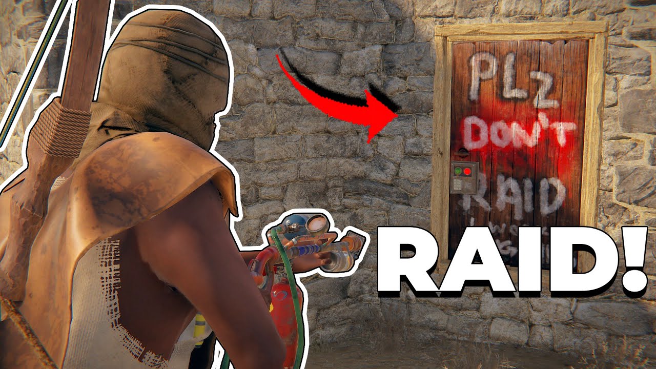 RAIDEAMOS TODAS LAS BASES CON PUERTA DE MADERA DE LA ZONA! | RUST Gameplay Español - YouTube