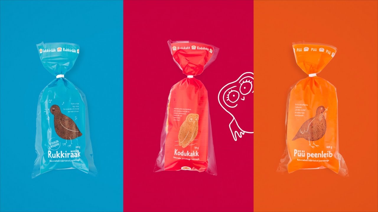 Rukkirääk, Kodukakk ja Püü - TV advertisement - Eesti Leivatööstus ...