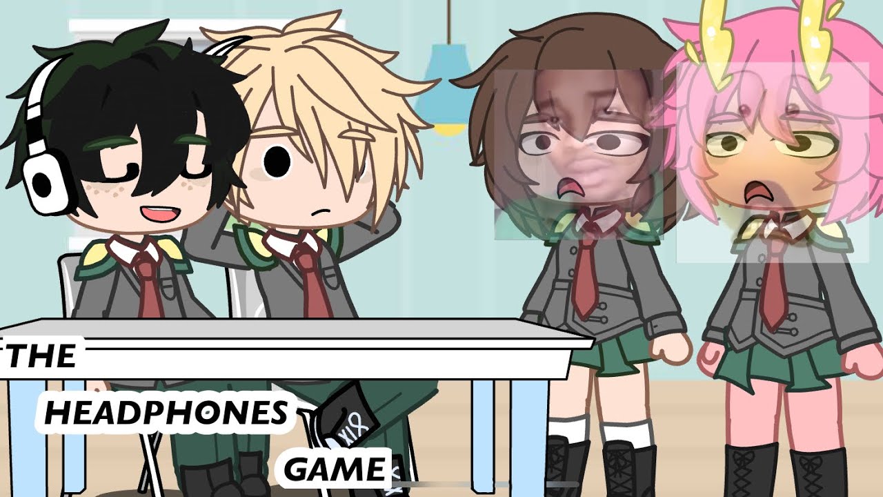 THE HEADPHONES GAME || MHA MEME || - YouTube